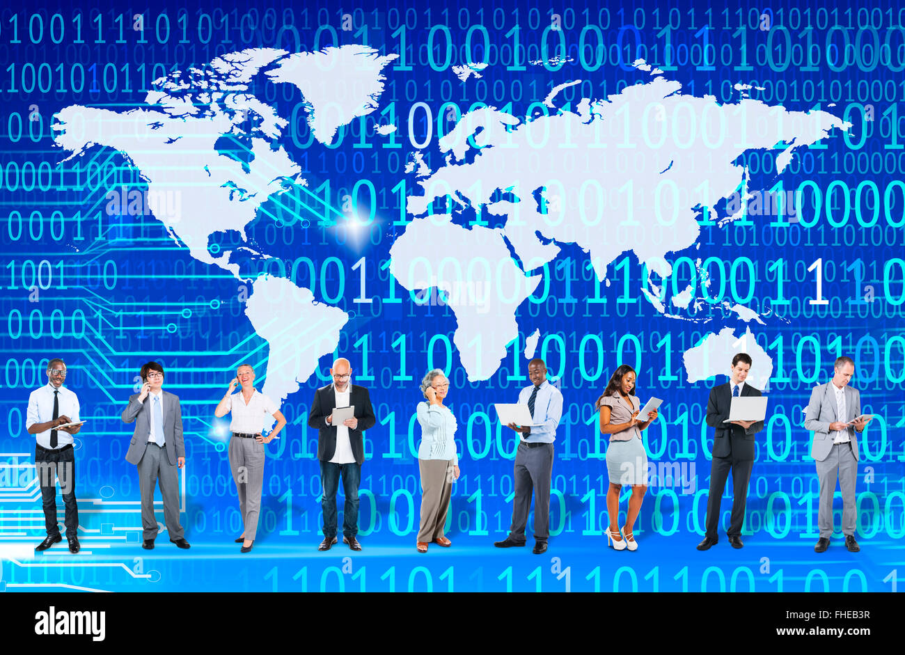 Worldwide Global Unity Social Gathering Community Concept Stock Photo ...