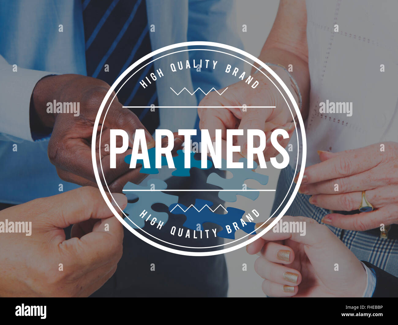 Partners Partnership Alliance Teamwork Unity Concept Stock Photo - Alamy