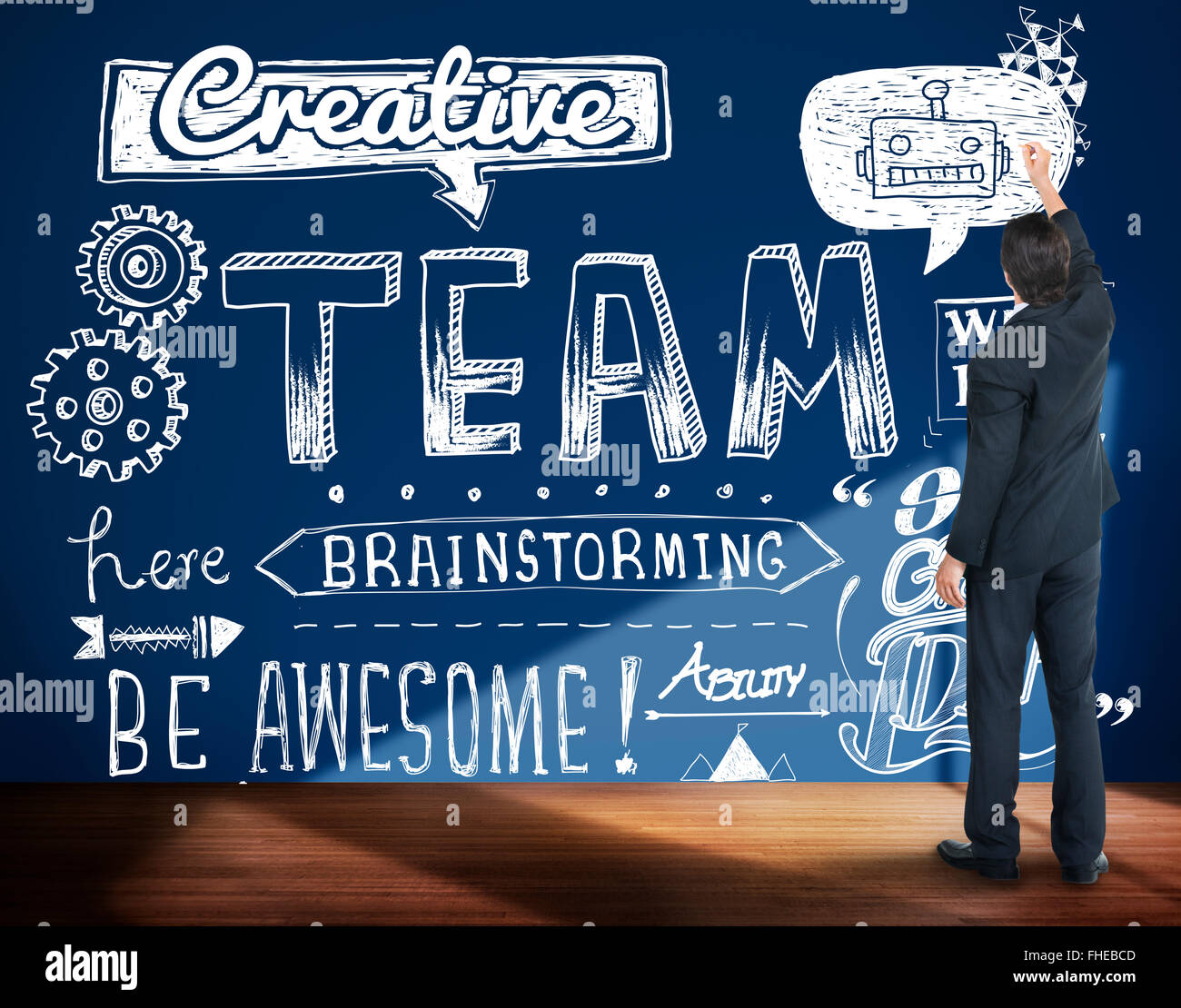 Team Teamwork Partnership Collaboration Concept Stock Photo - Alamy