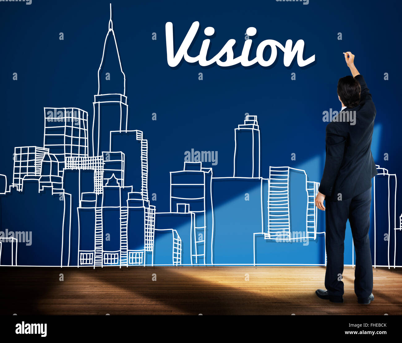 Downtown building concept drawing hi-res stock photography and images ...