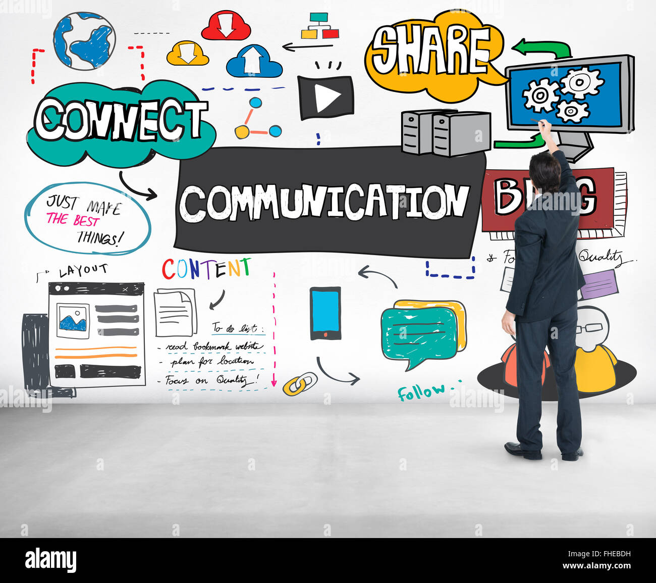 Communication Connection Conversation Discussion Concept Stock Photo ... Communication Connection Conversation Discussion Concept Stock Photo ...