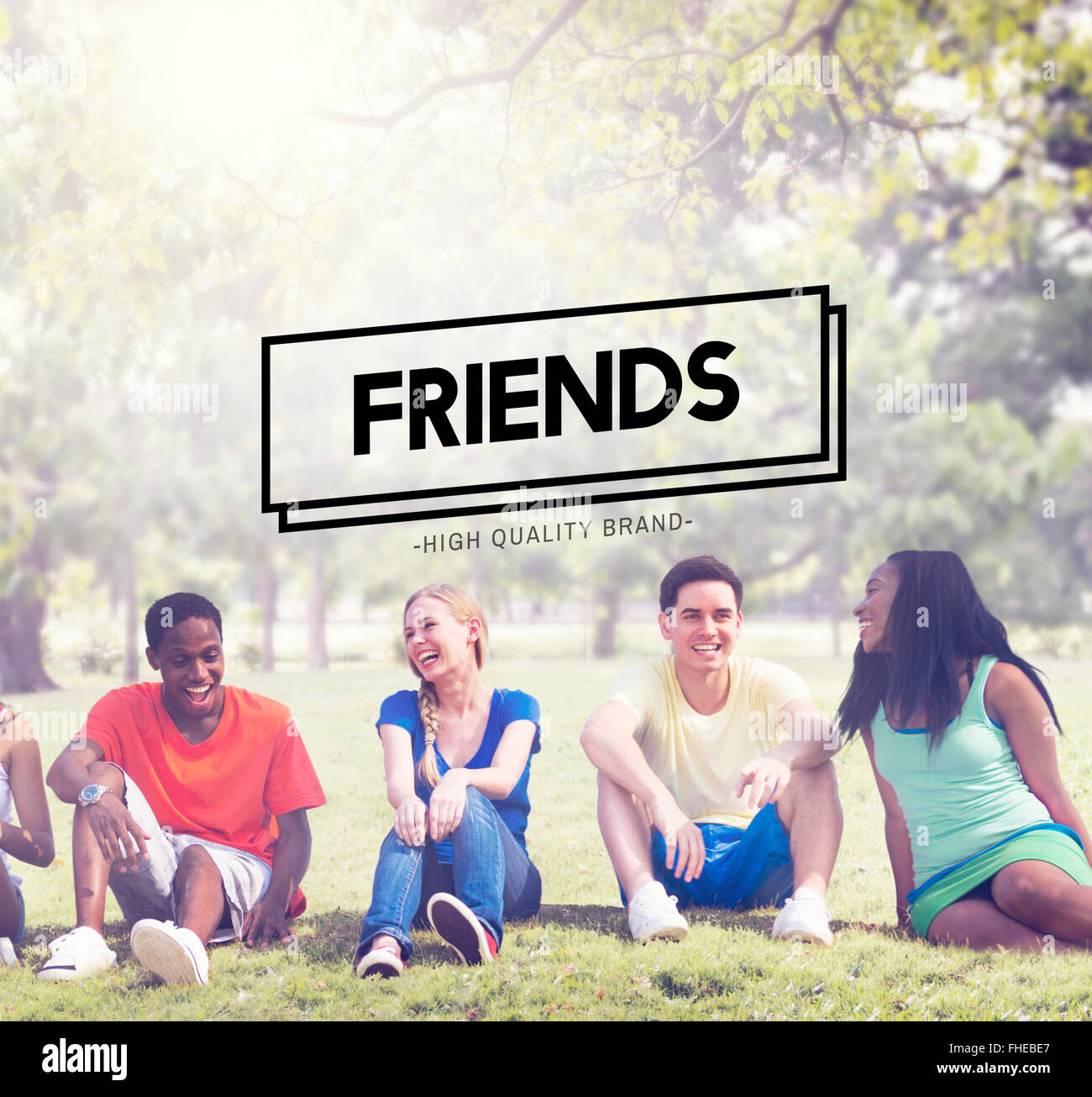 Friends Friendship Colleagues Society Concept Stock Photo - Alamy