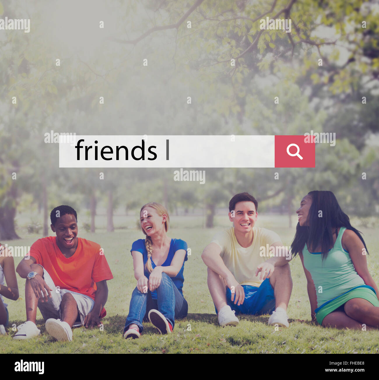 Friends Friendship Colleagues Society Concept Stock Photo - Alamy