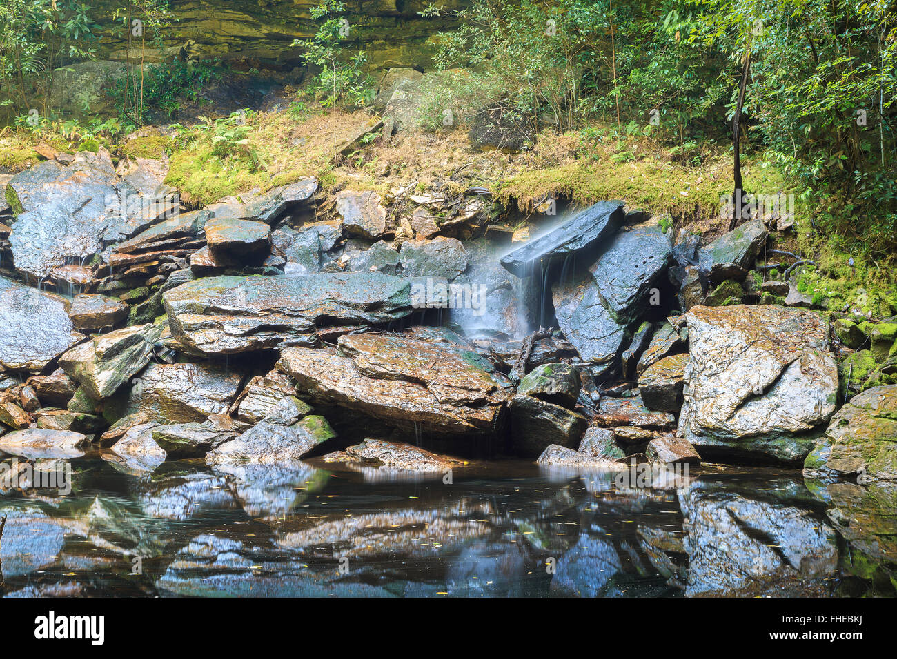 Wet black stone hi-res stock photography and images - Alamy