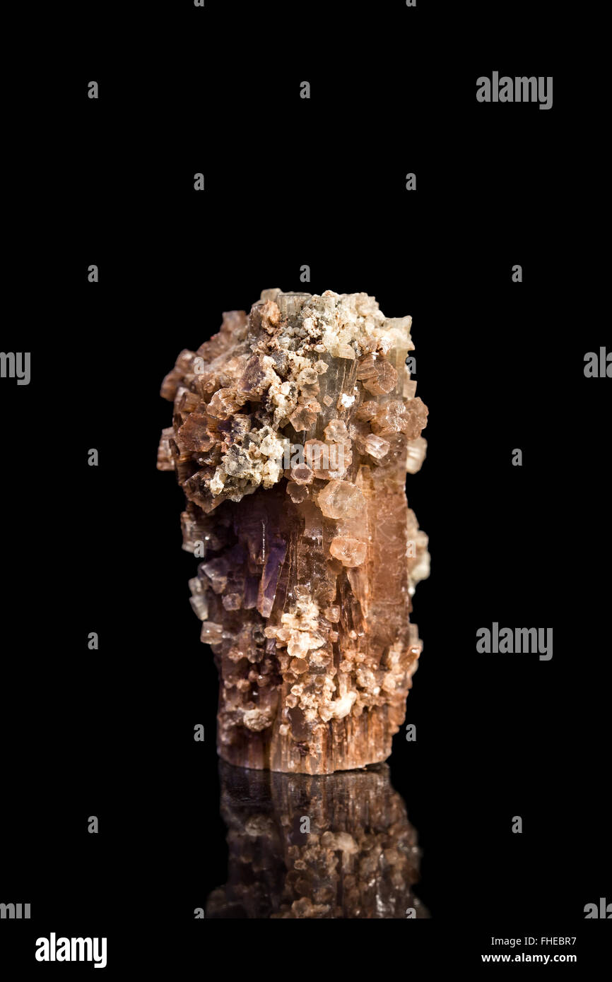 Aragonite gemstone with reflection, mineral stone for alternative ...