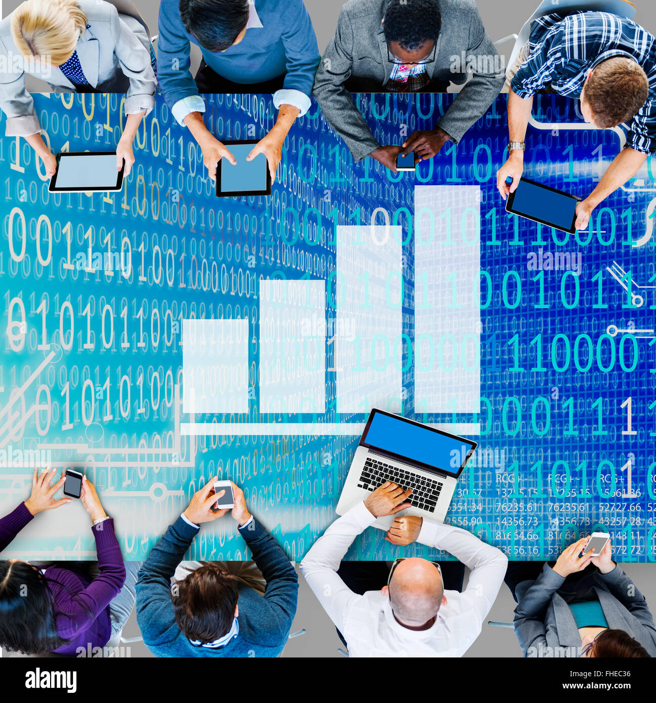 Binary Code Bar Graph High Resolution Stock Photography and Images - Alamy