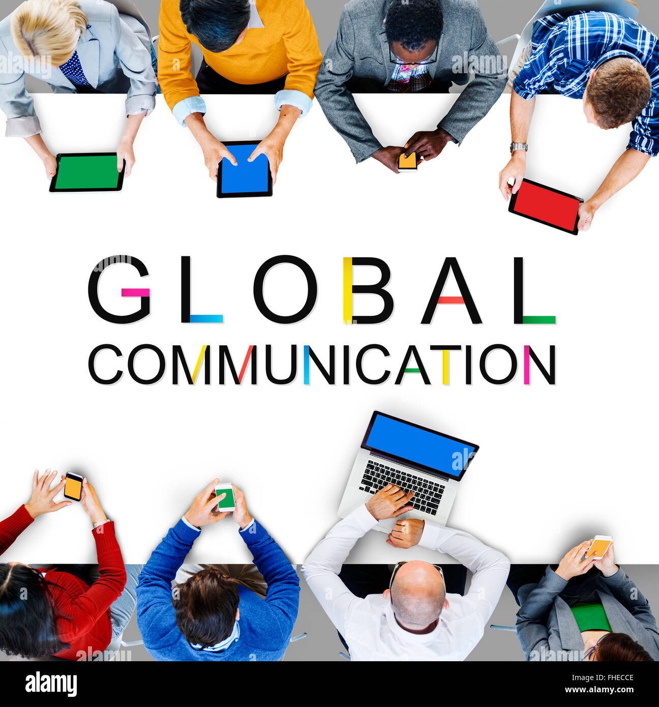 Global Communication Connection Conversation Concept Stock Photo - Alamy