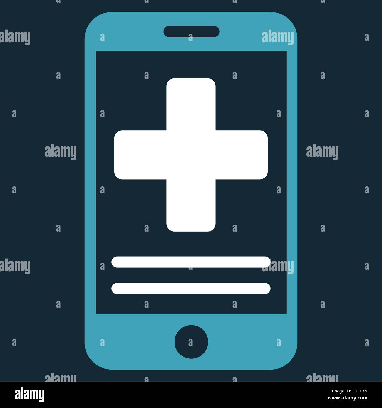 Online Medical Data Icon Stock Photo - Alamy