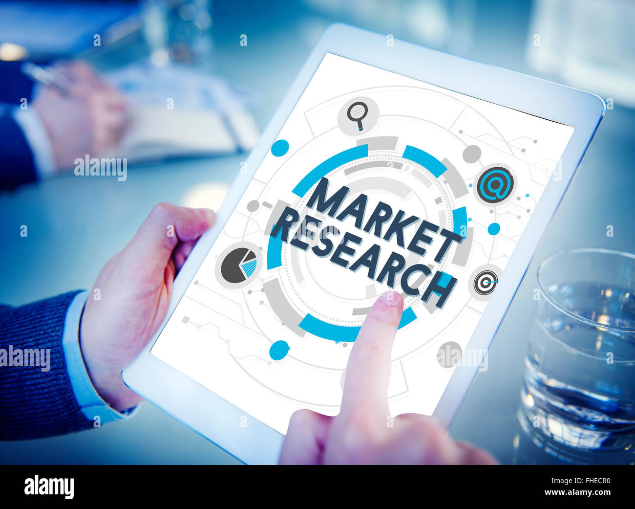 Market Research Target Strategy Mission Concept Stock Photo - Alamy