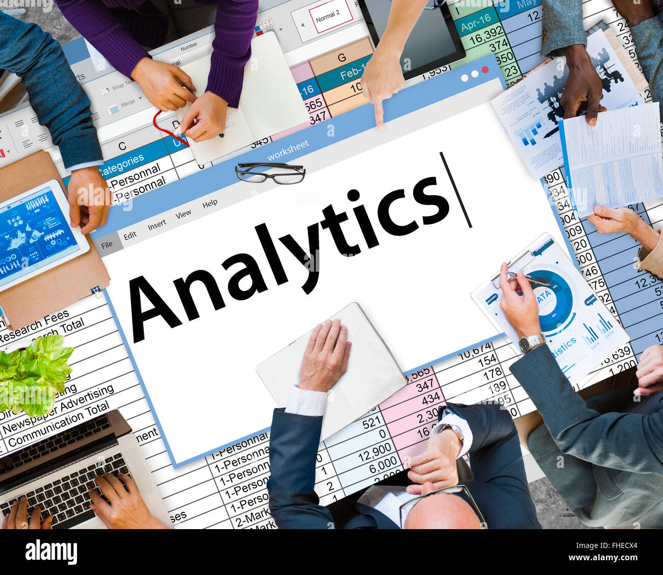 Analysis Analytics Information Data Study Concept Stock Photo - Alamy
