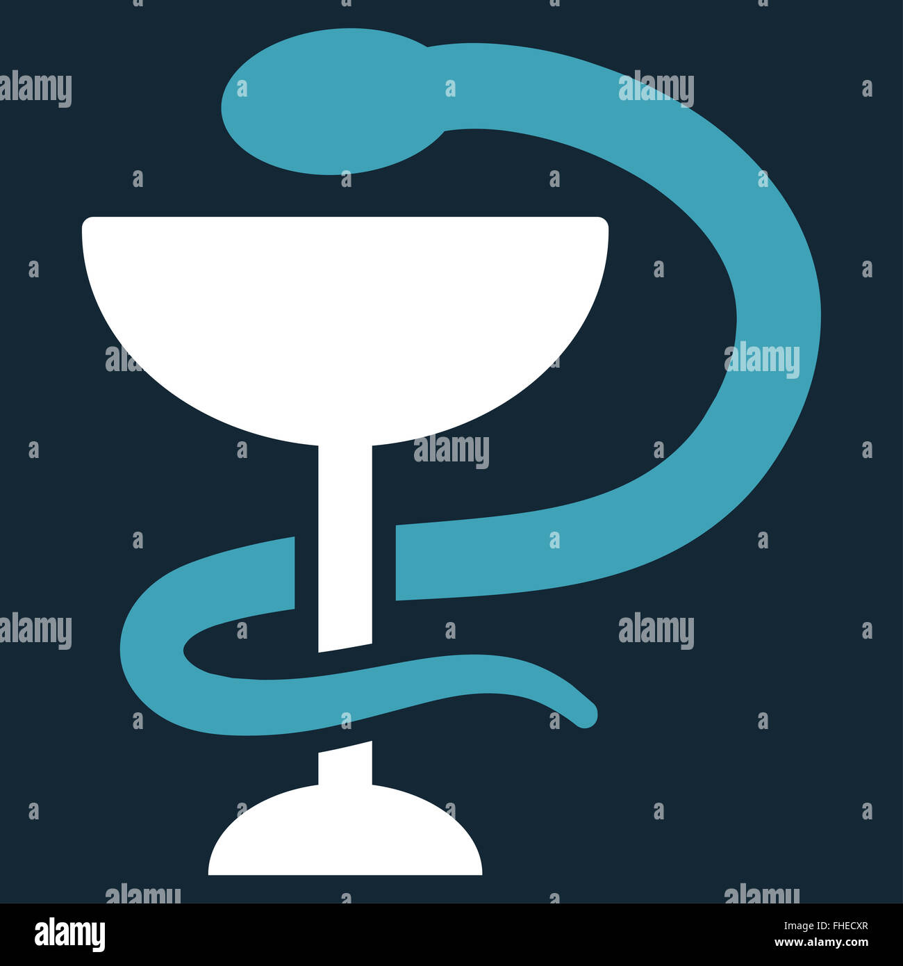 Snake Cup Icon Stock Photo - Alamy
