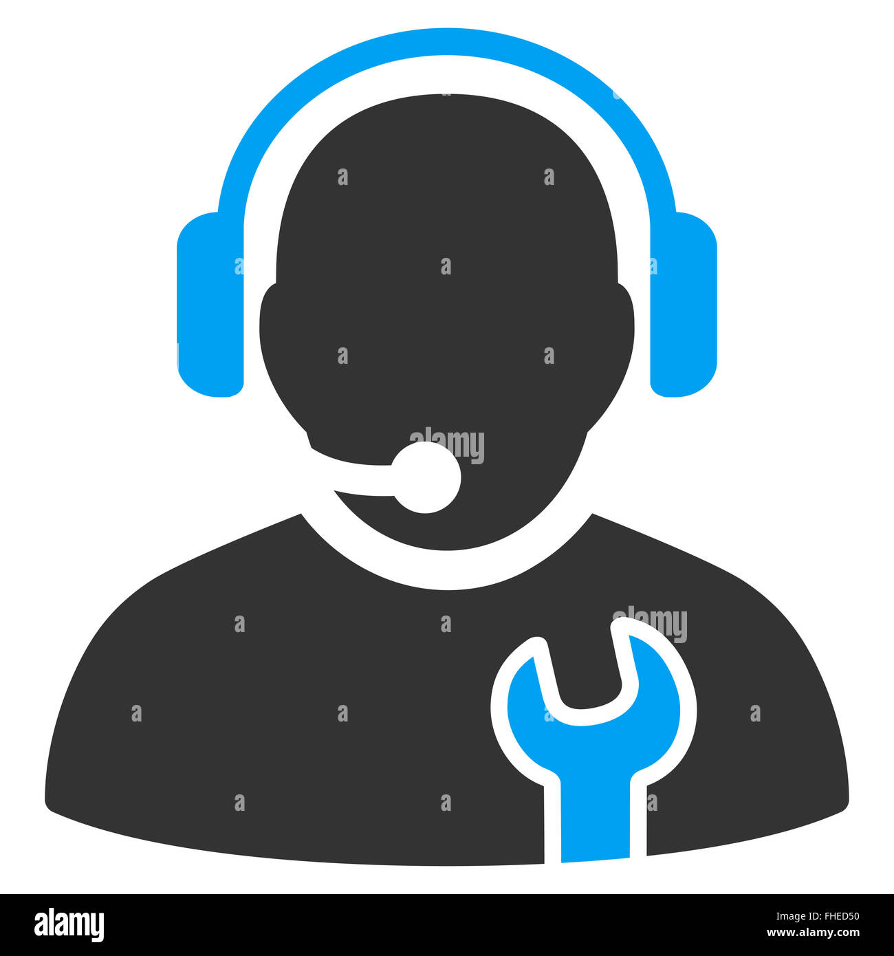 Service Operator Icon Stock Photo - Alamy