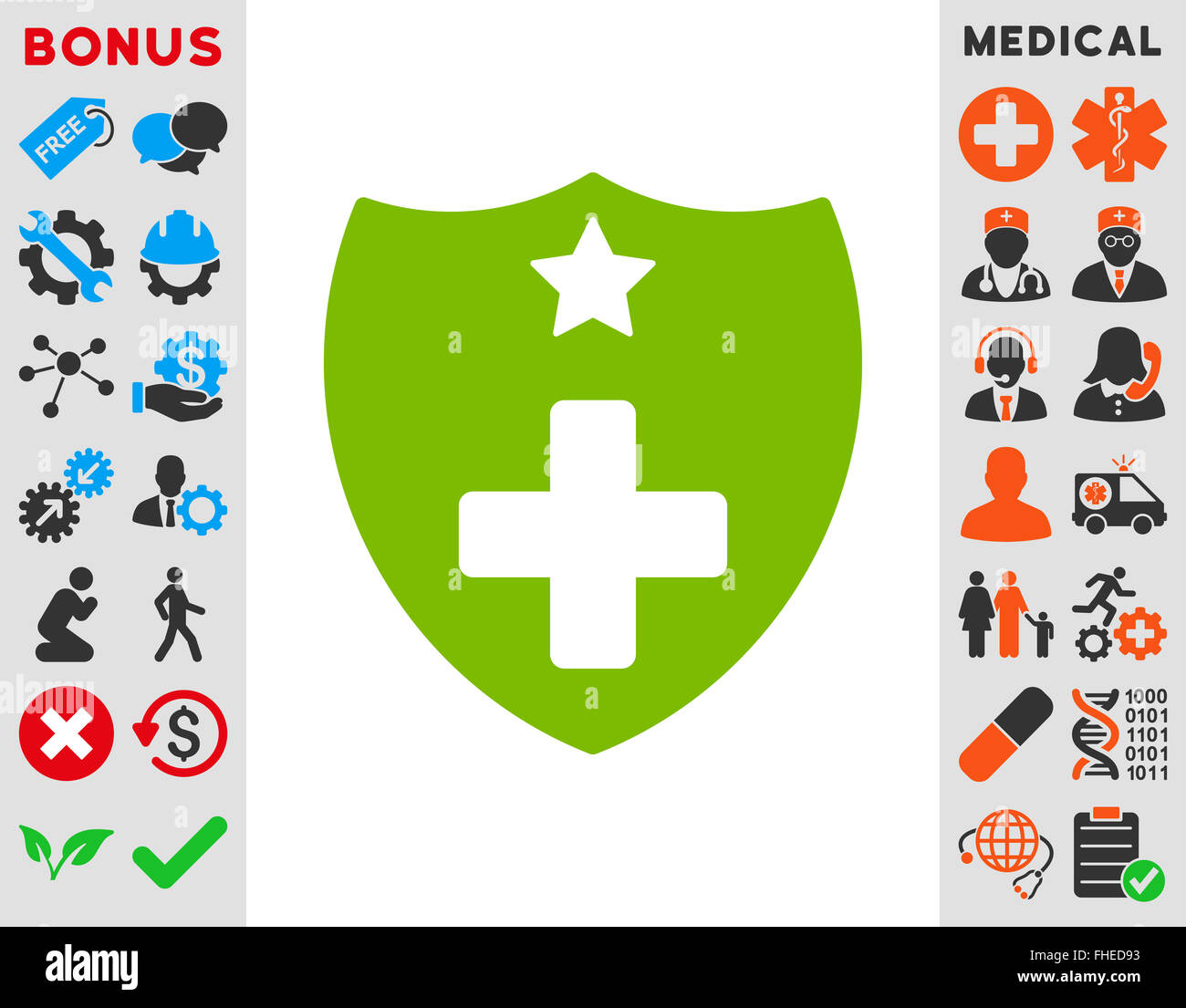Medical Insurance Icon Stock Photo - Alamy