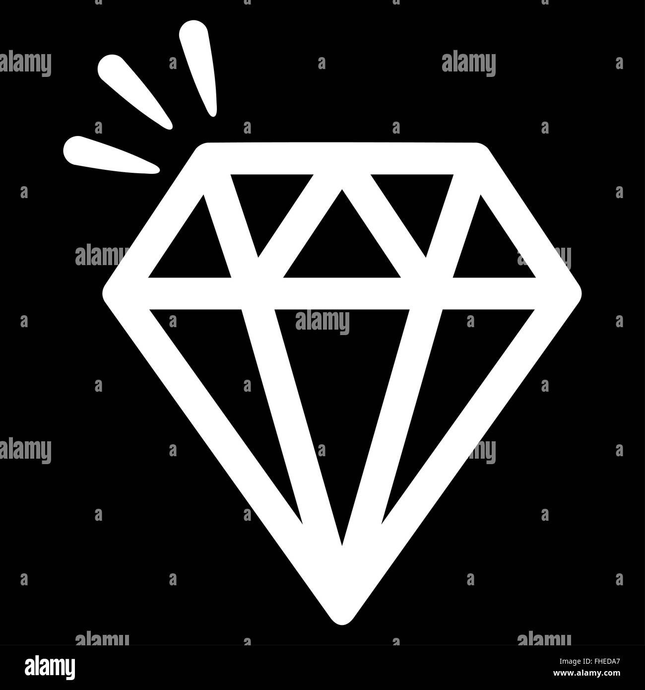 Emerald gemstone crystal Black and White Stock Photos & Images - Alamy