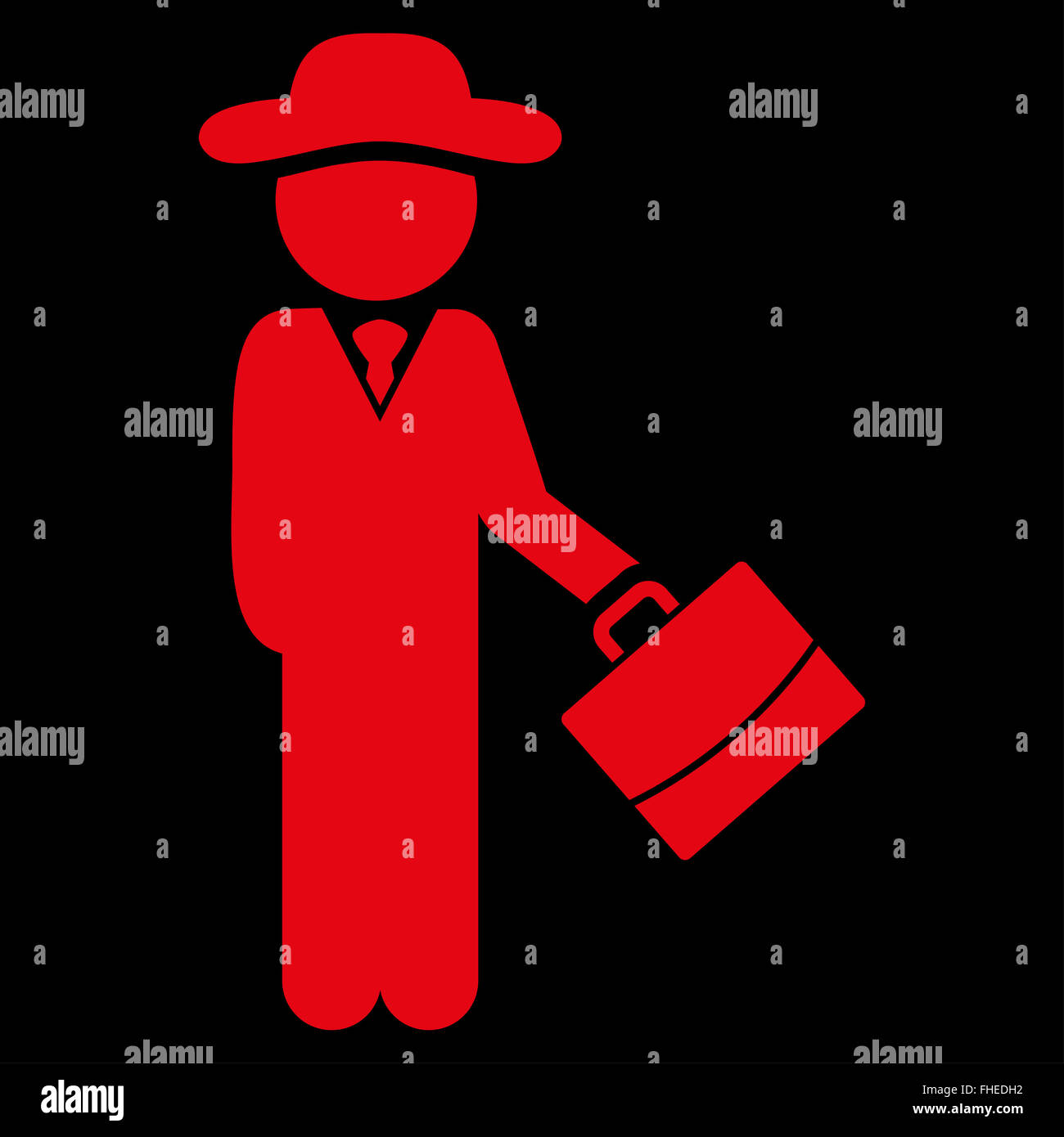 Fellow Manager Icon Stock Photo - Alamy