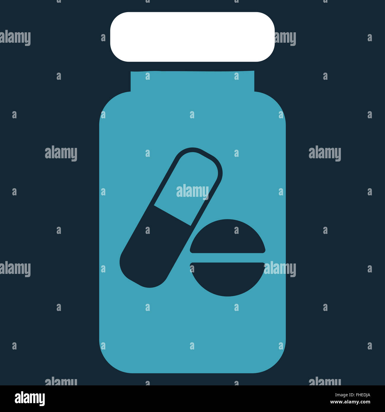 Drugs Phial Icon Stock Photo - Alamy