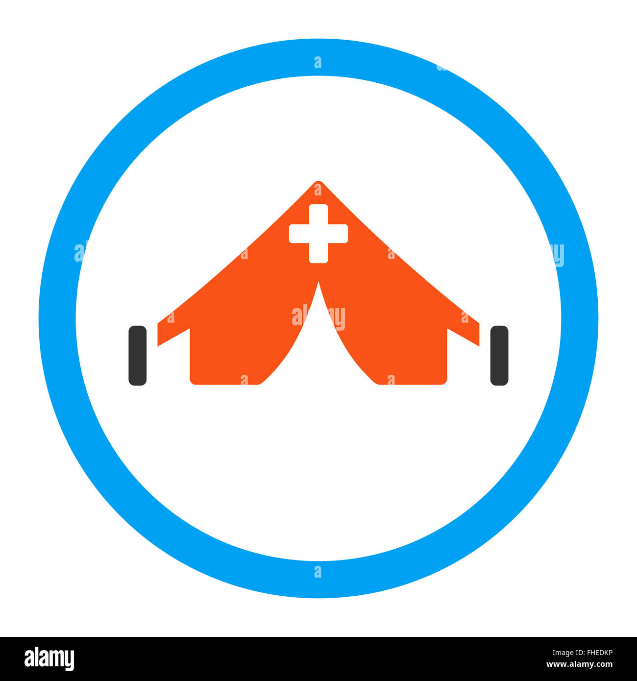Field Hospital Icon Stock Photo - Alamy