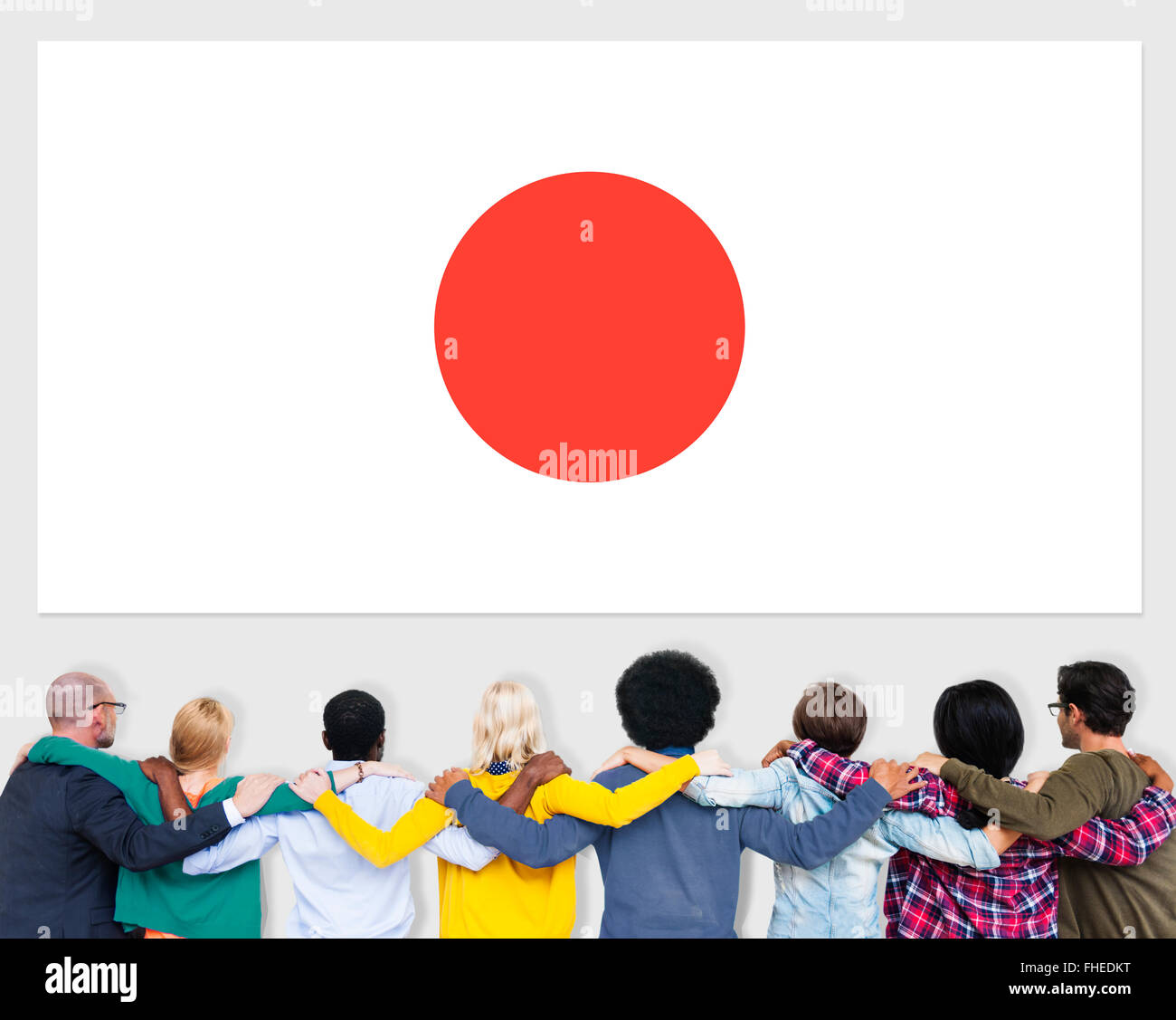 Japan Flag Patriotism Japanese Pride Unity Concept Stock Photo - Alamy