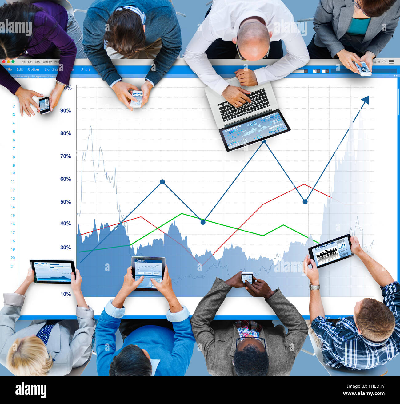Revenue increase chart hi-res stock photography and images - Alamy