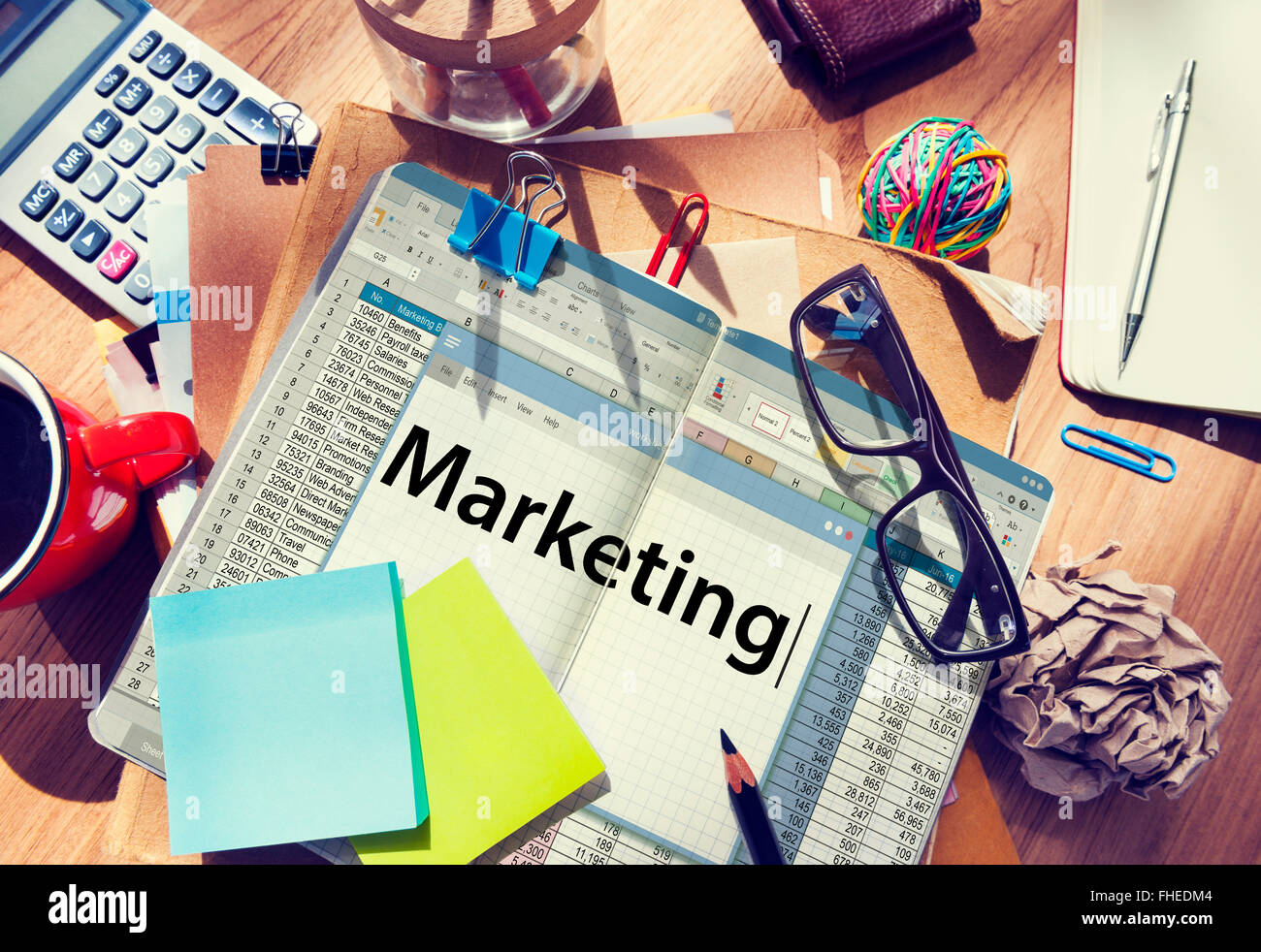Market Marketing Advertisement Commercial Consumer Concept Stock Photo ...