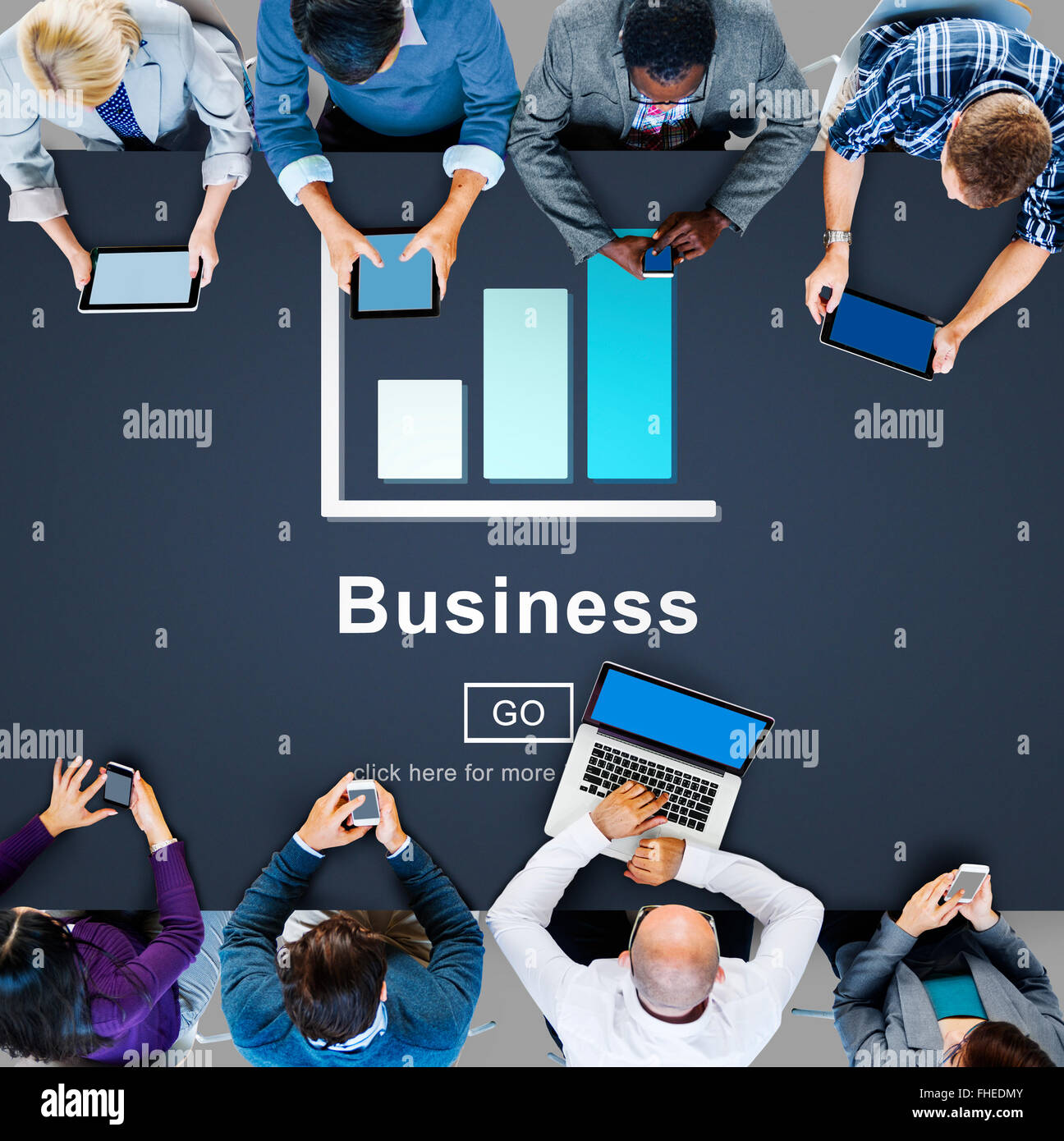 Business Team Connection Technology Networking Concept Stock Photo - Alamy