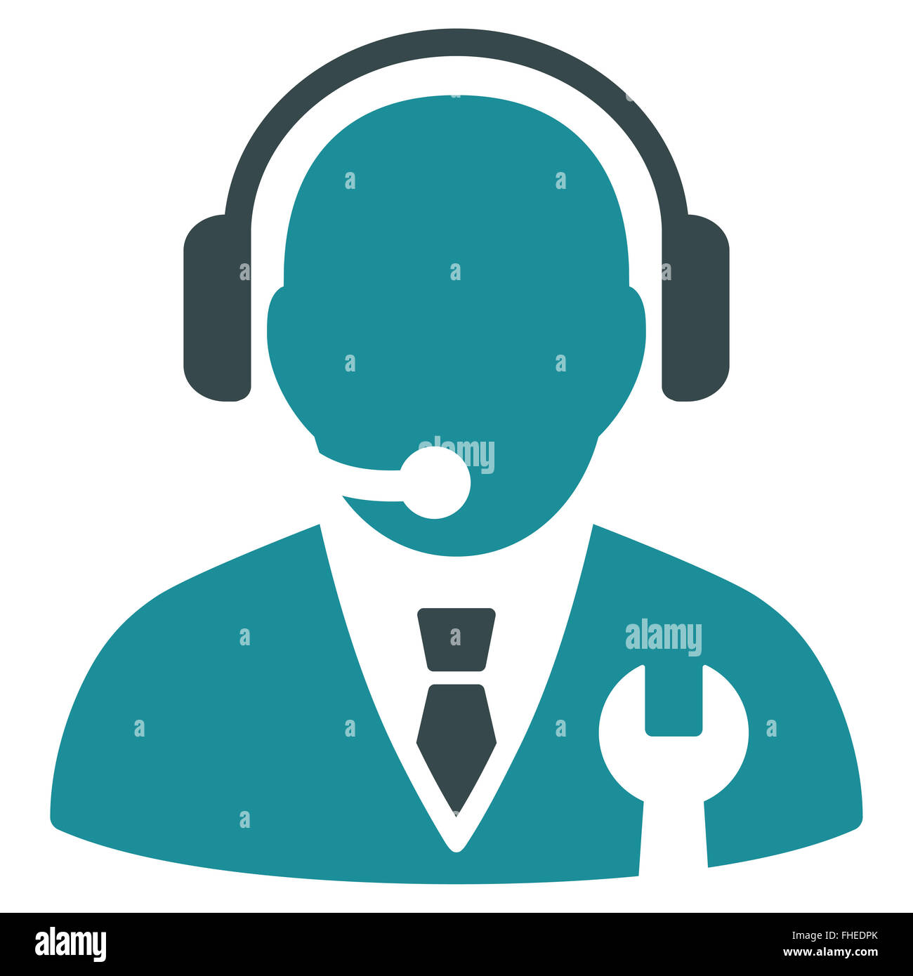 Service Manager Icon Stock Photo - Alamy