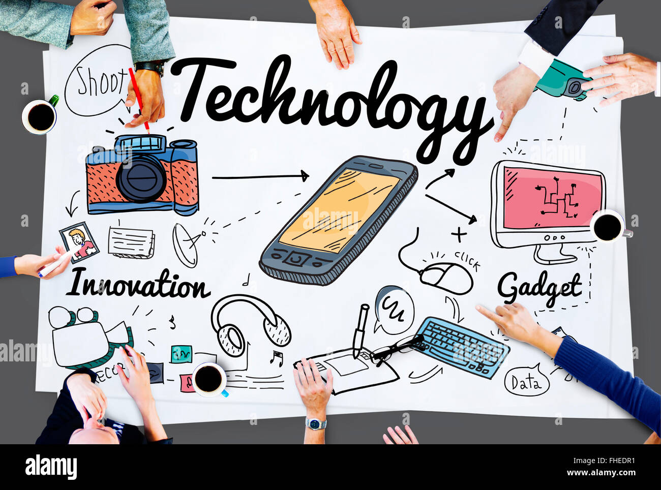 Technology Digital Innovation Internet Science Concept Stock Photo - Alamy