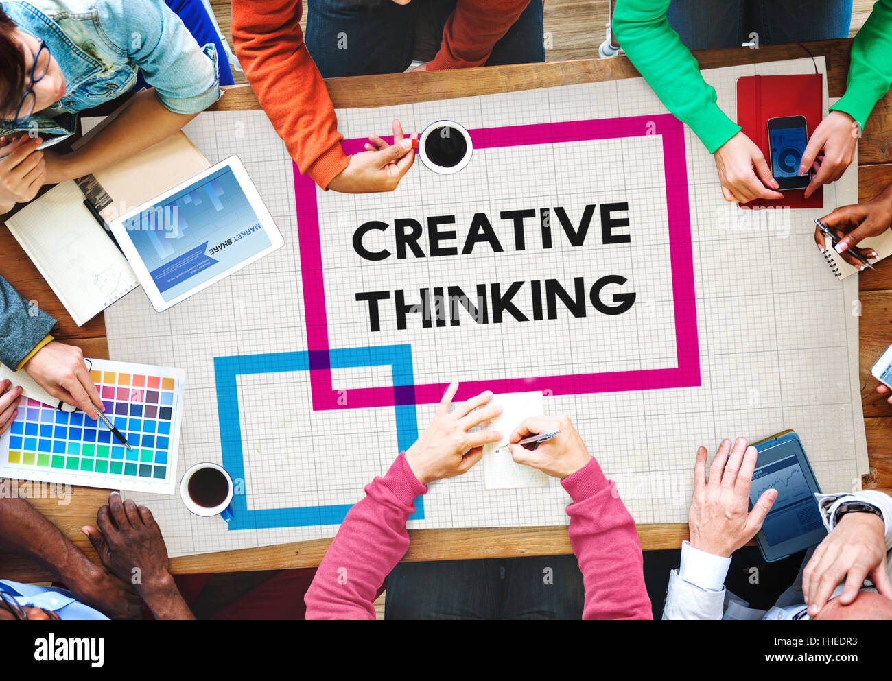 Creative Thinking ideas Imagination Innovation Inspiration Concept ...