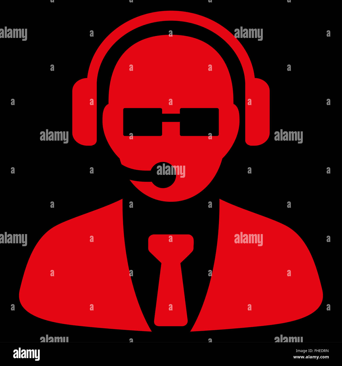 Support Manager Icon Stock Photo - Alamy