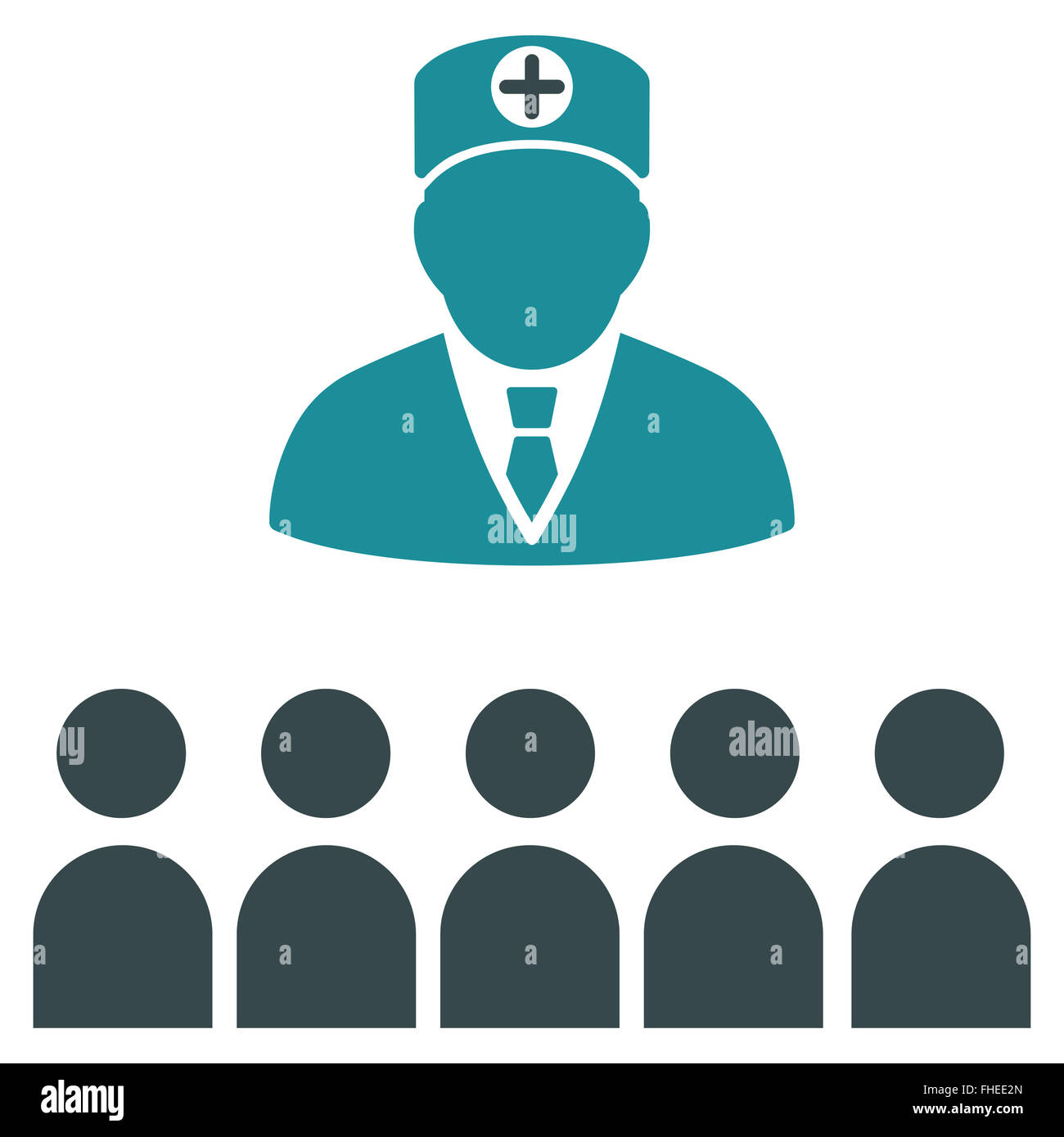 Doctor Class Icon Stock Photo - Alamy