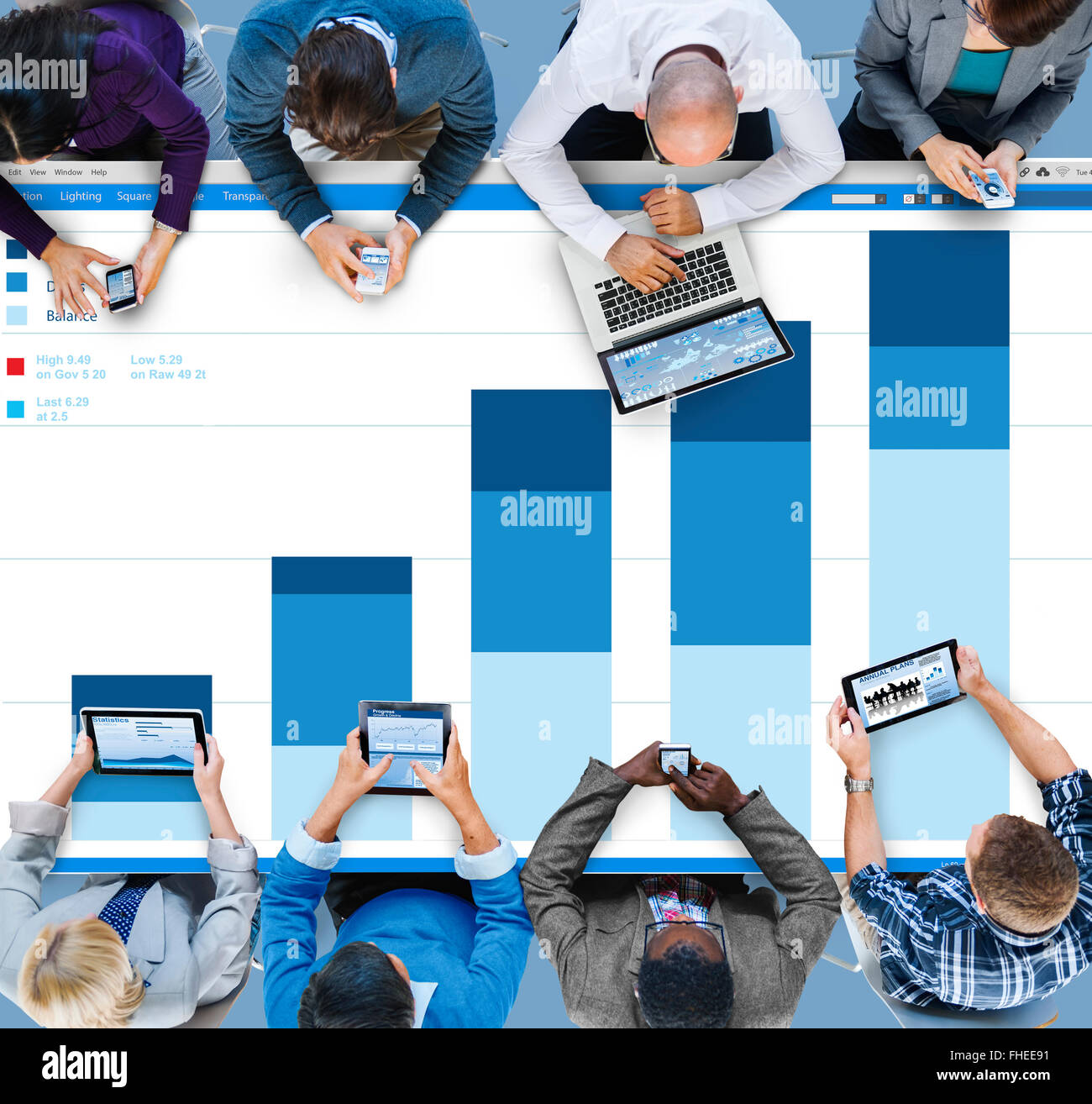 Business Team Connection Technology Networking Concept Stock Photo - Alamy