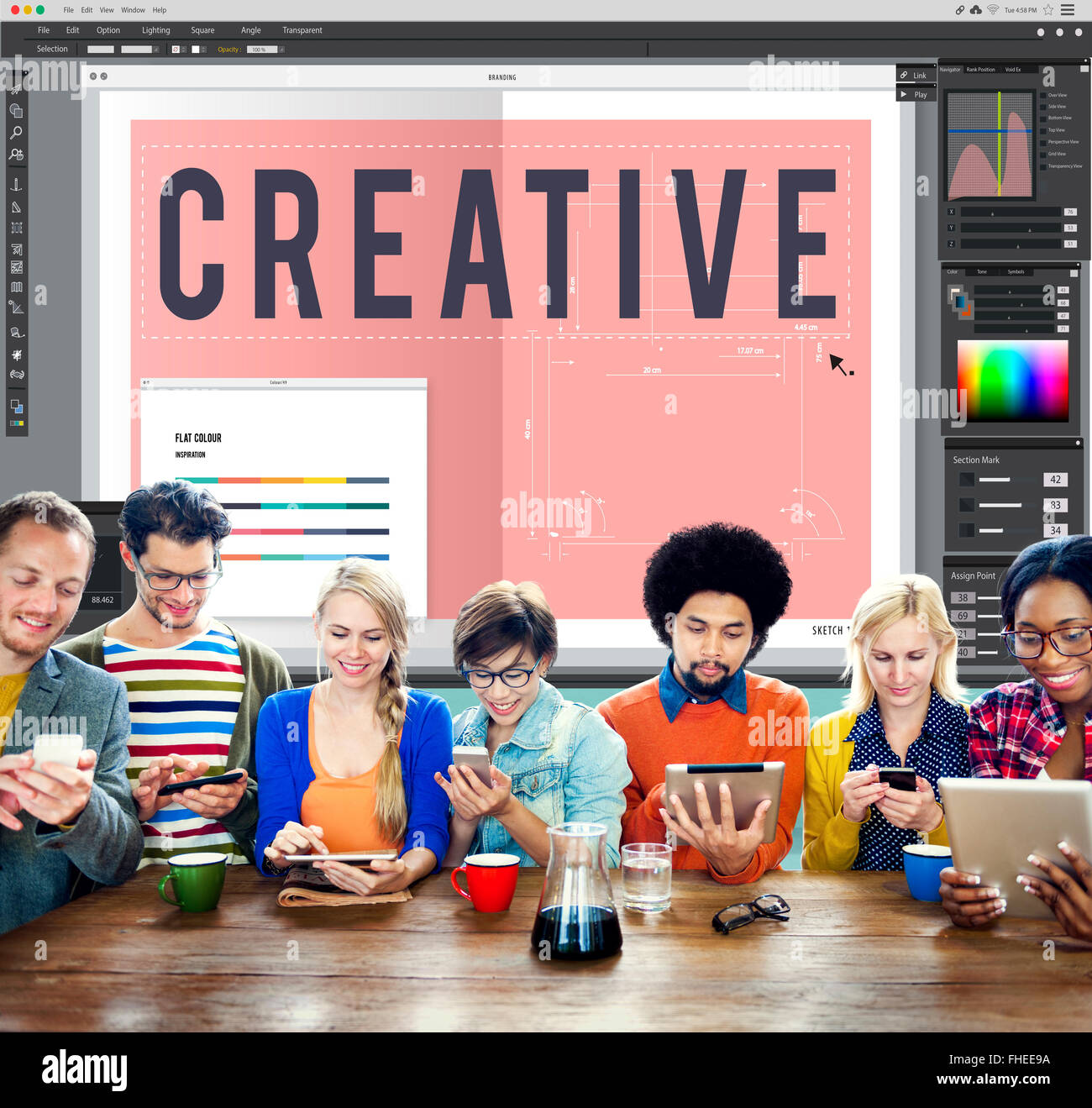 Creative Creativity Ideas Innovation Development Insipire Concept Stock ...