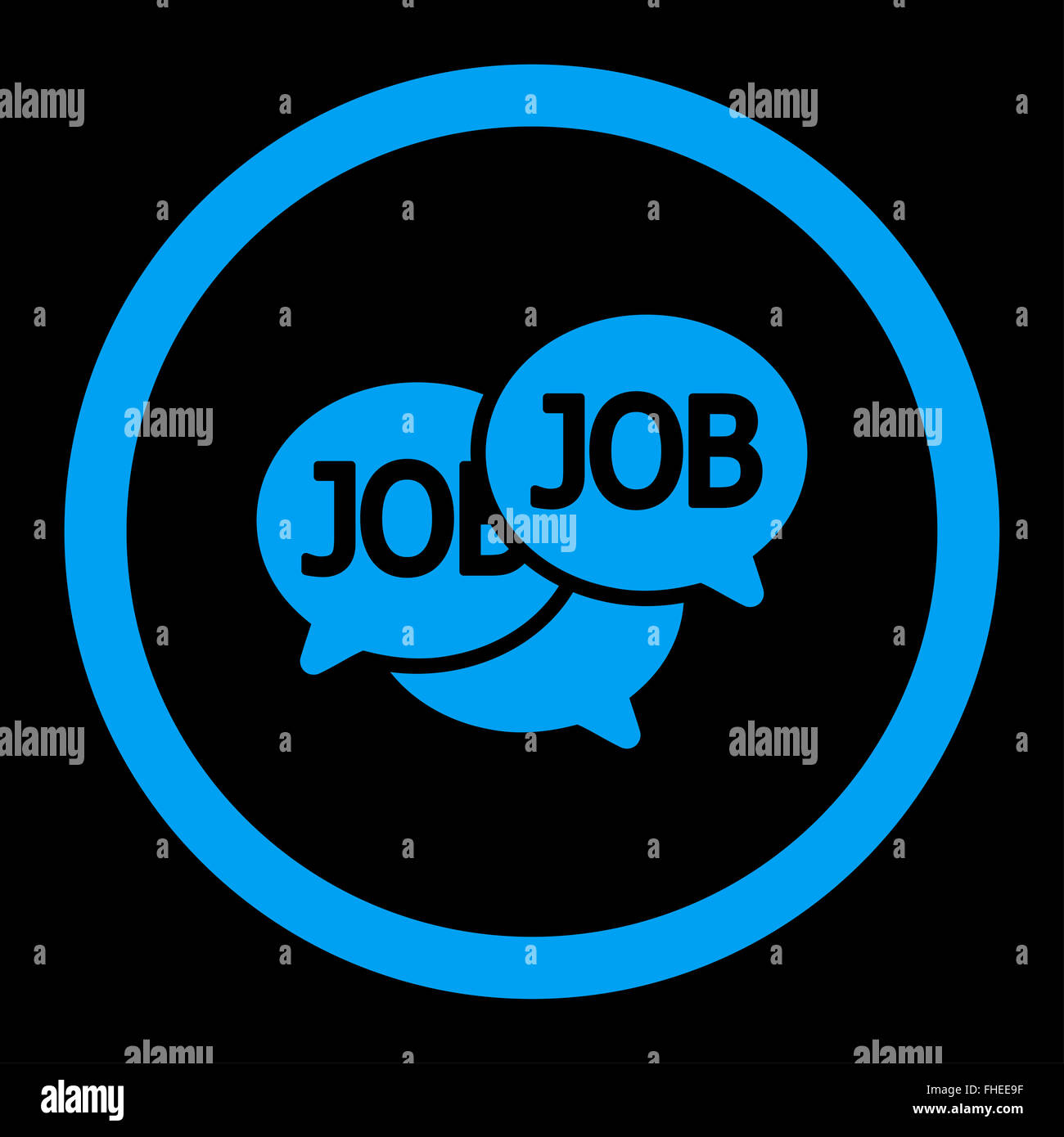 Labor Market icon Stock Photo - Alamy