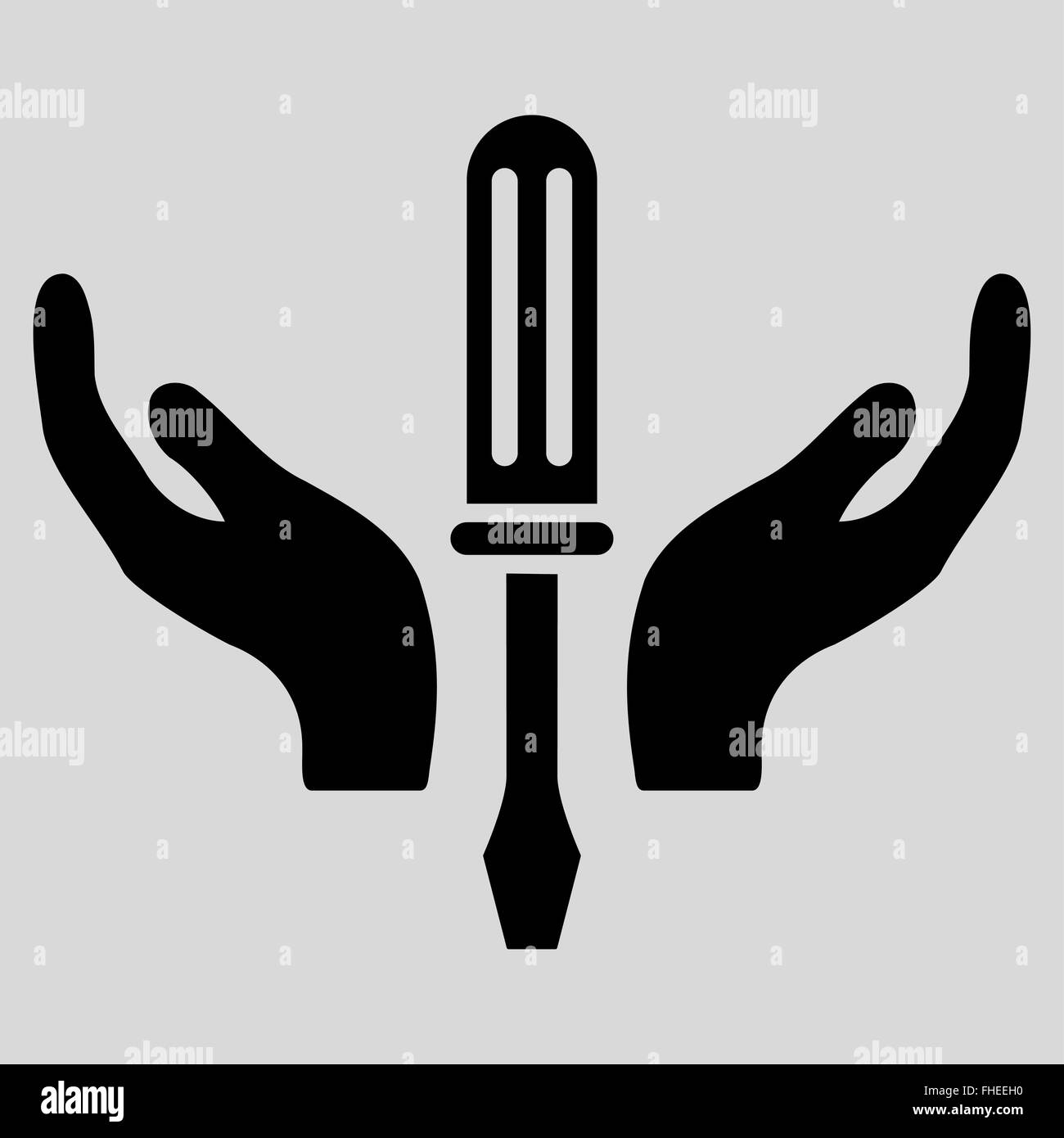 Tuning Service Flat Icon Stock Photo - Alamy