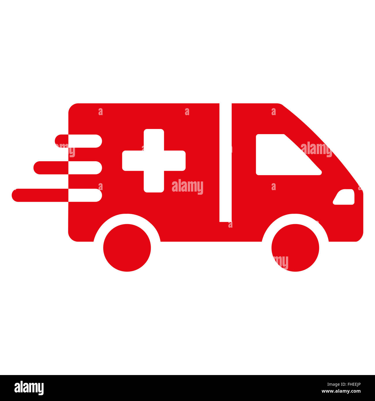 Emergency Car Icon Stock Photo - Alamy