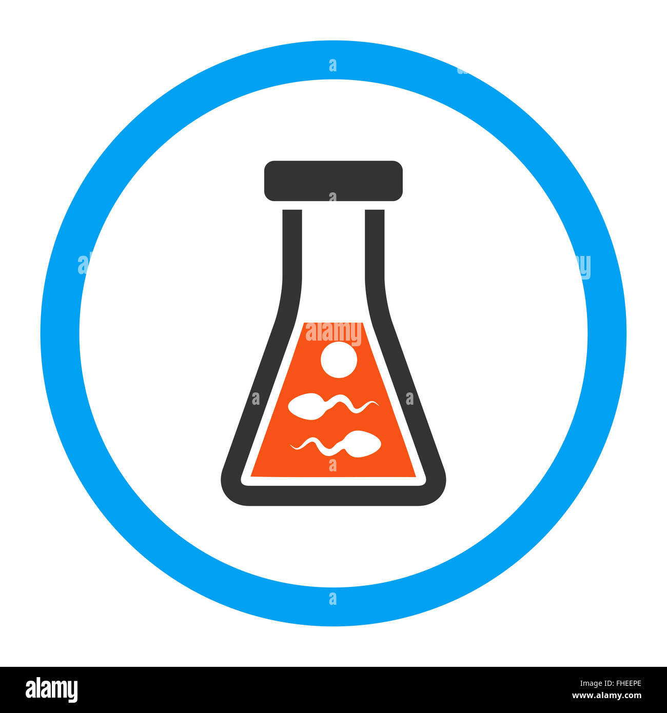 Sperm Liquid Rounded Vector Icon Stock Photo - Alamy