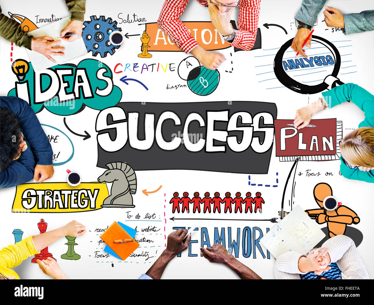 Success Improvement Achievement Goal Aim Concept Stock Photo - Alamy