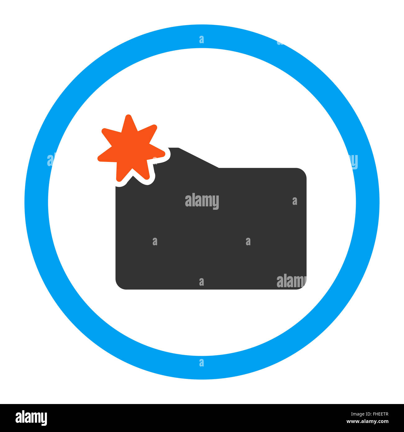 Blue add new folder icon hi-res stock photography and images - Alamy