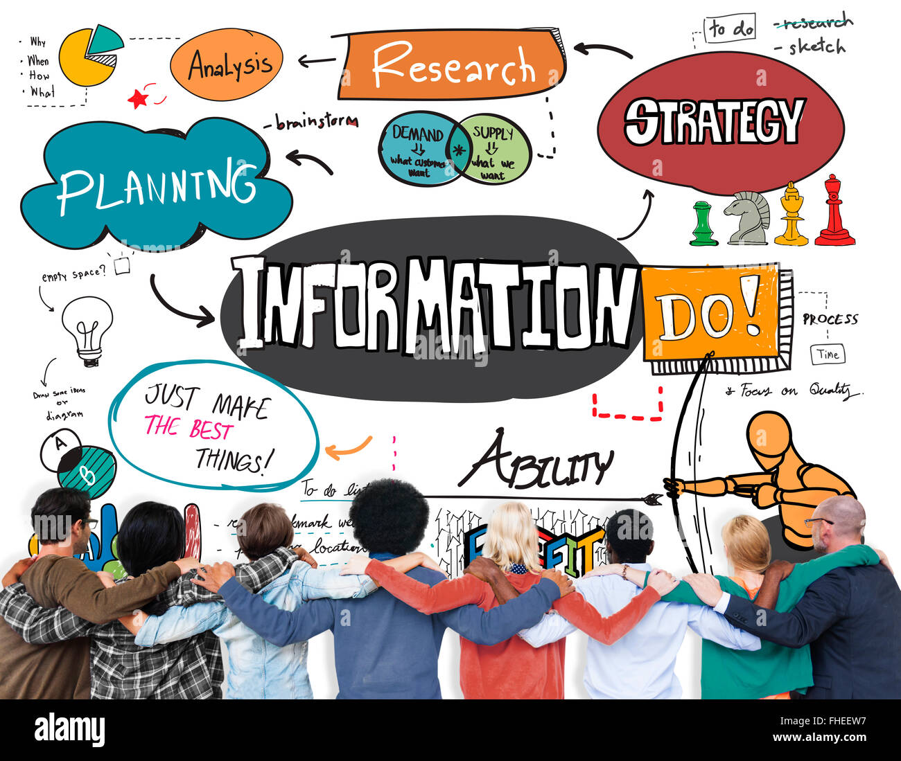 Information Data Communication Statistics Content Concept Stock Photo ...