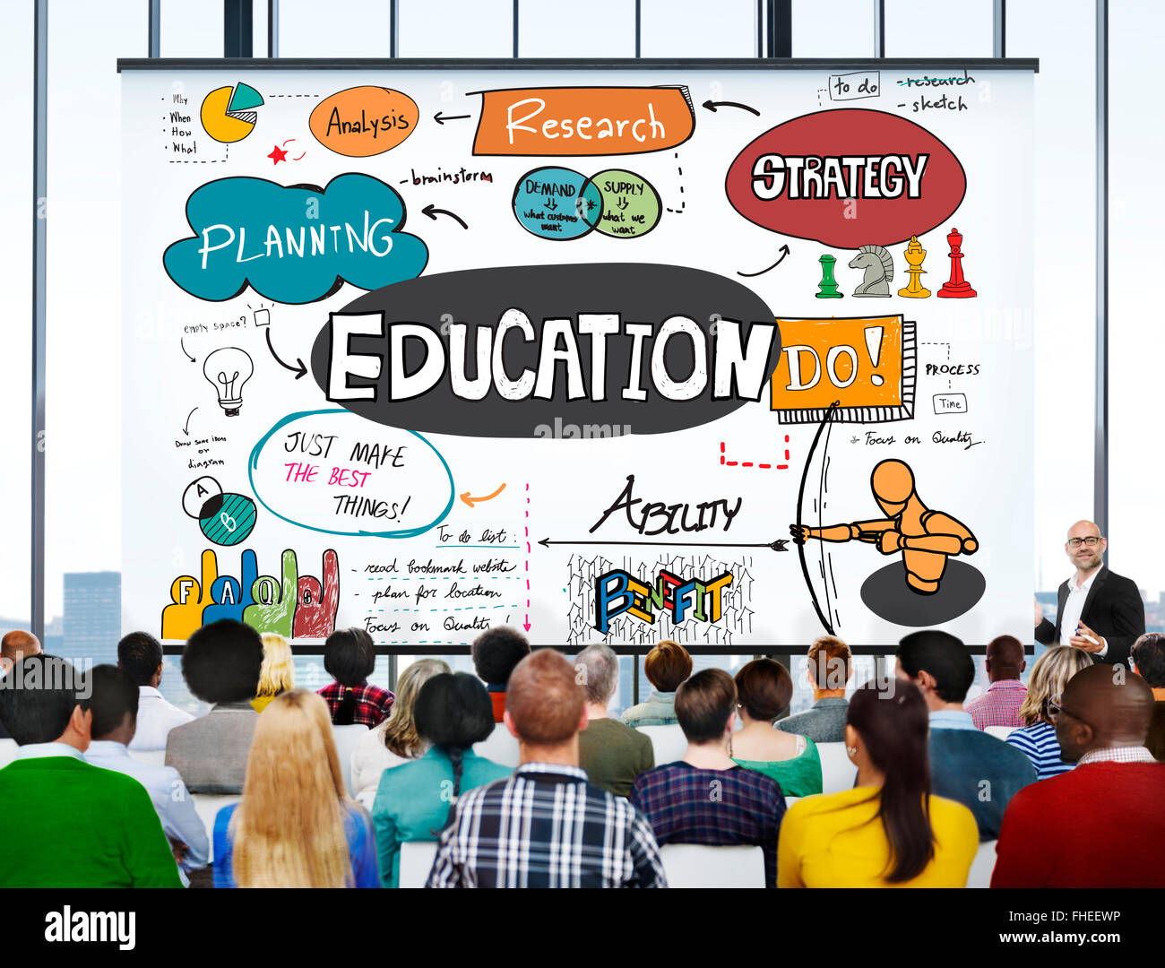 Education Knowledge Studying Learning University Concept Stock Photo ...