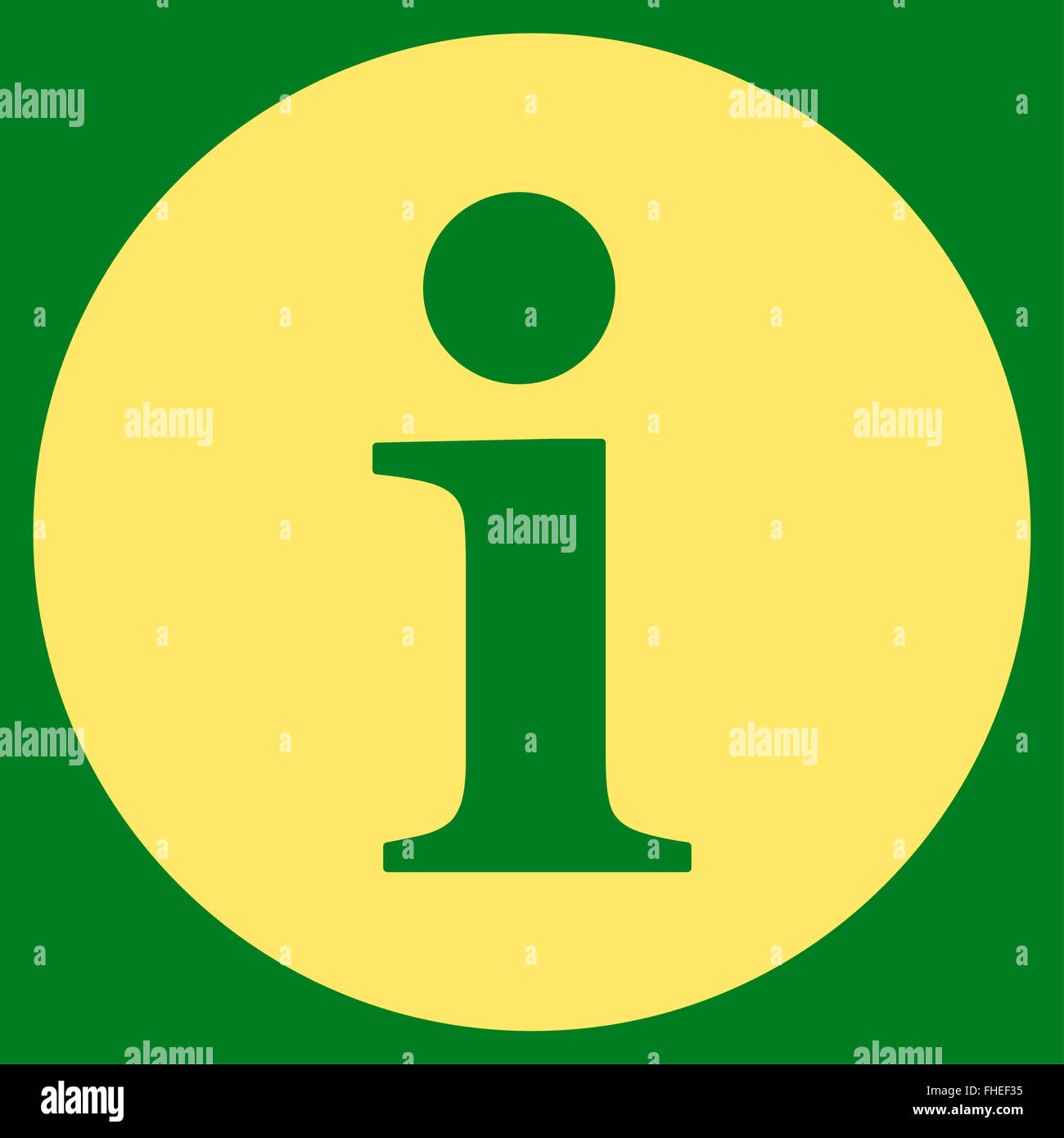 Information flat yellow color icon Stock Photo - Alamy