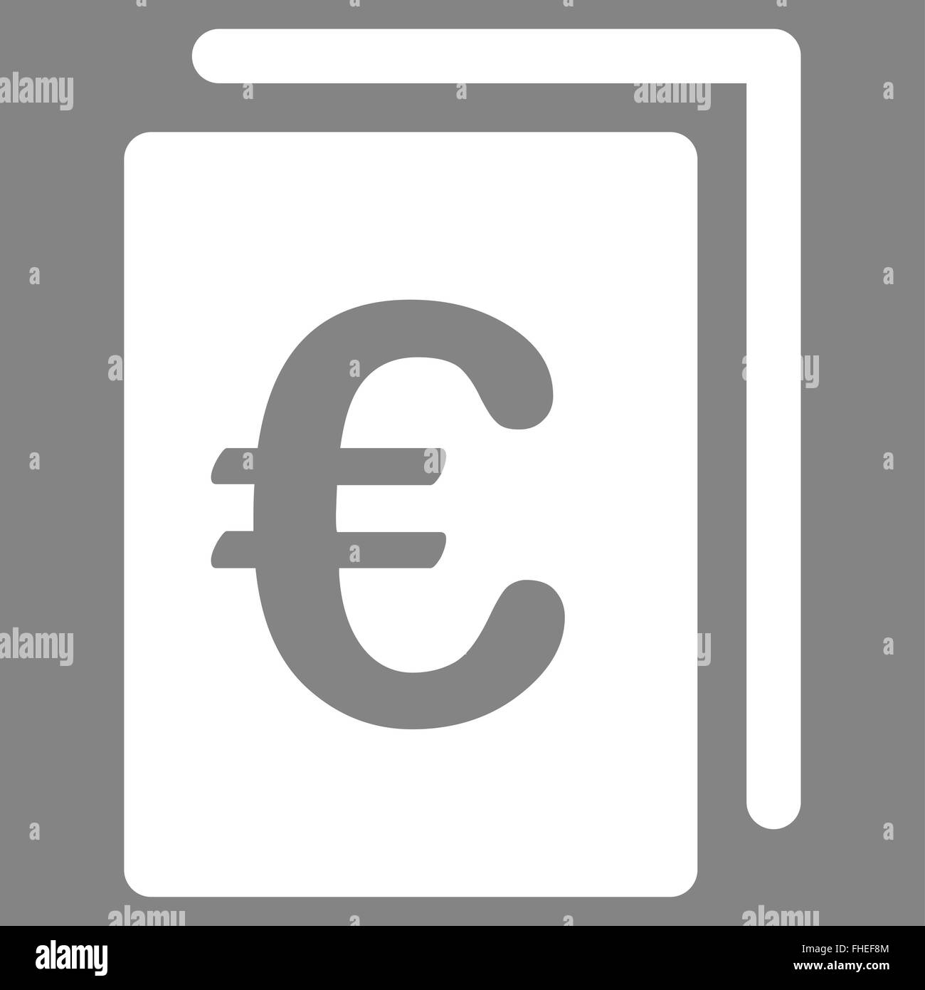 Euro File Icon Stock Photo - Alamy