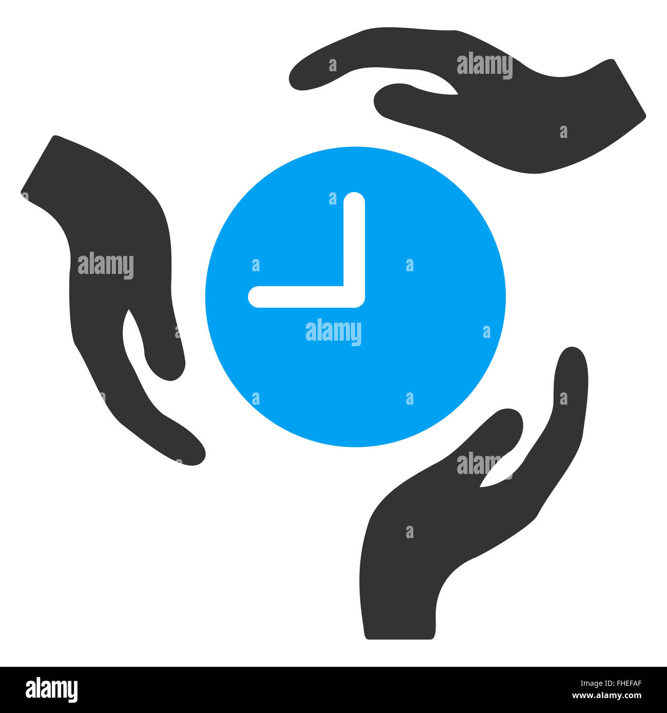 Time Care Icon Stock Photo - Alamy