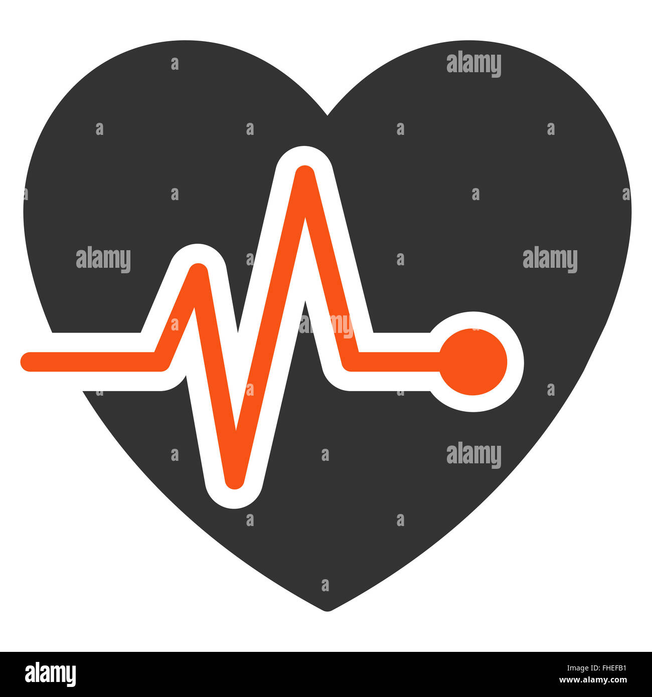 Heart Pulse Icon Stock Photo - Alamy