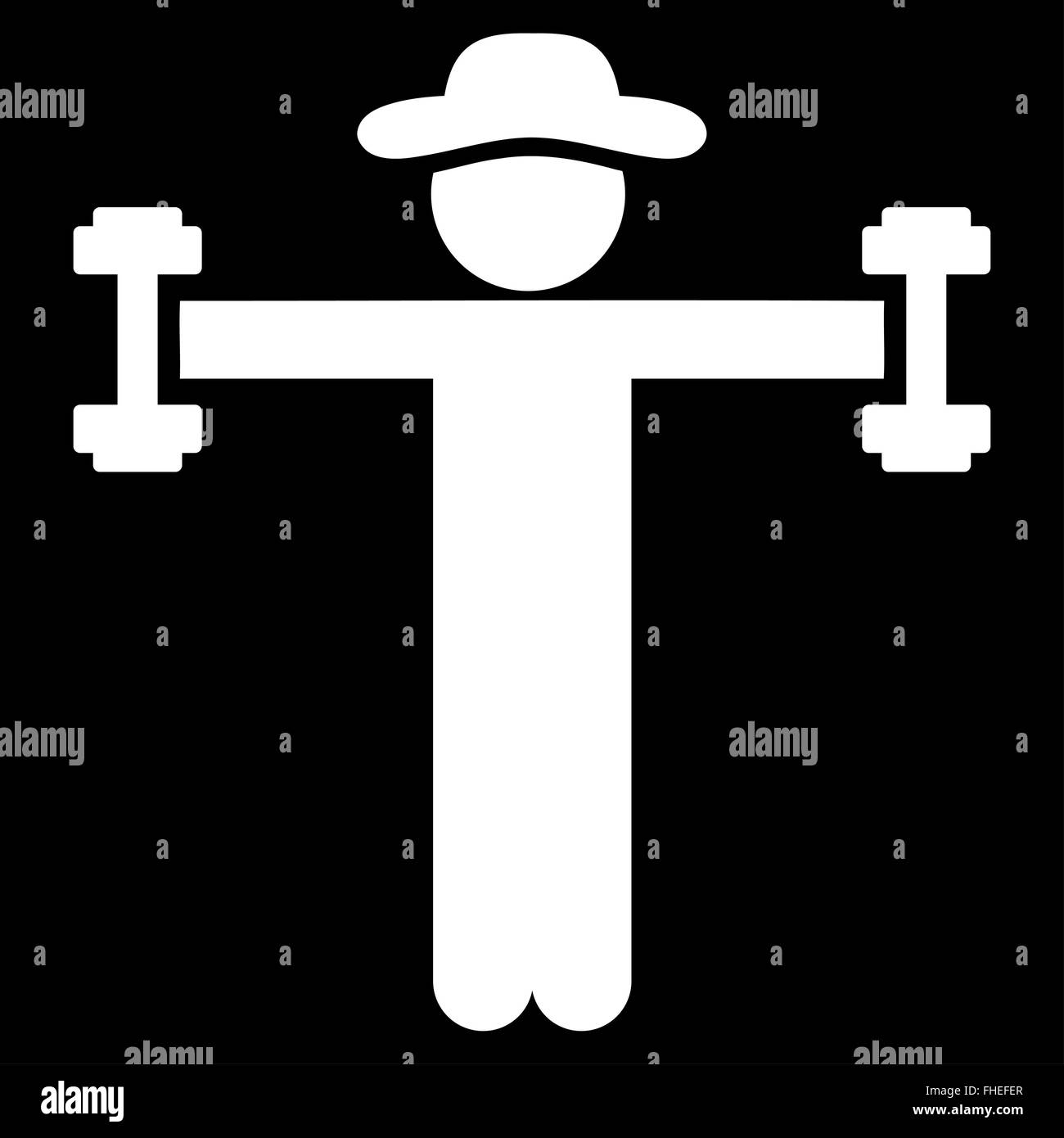 Male Fitness Icon Stock Photo - Alamy