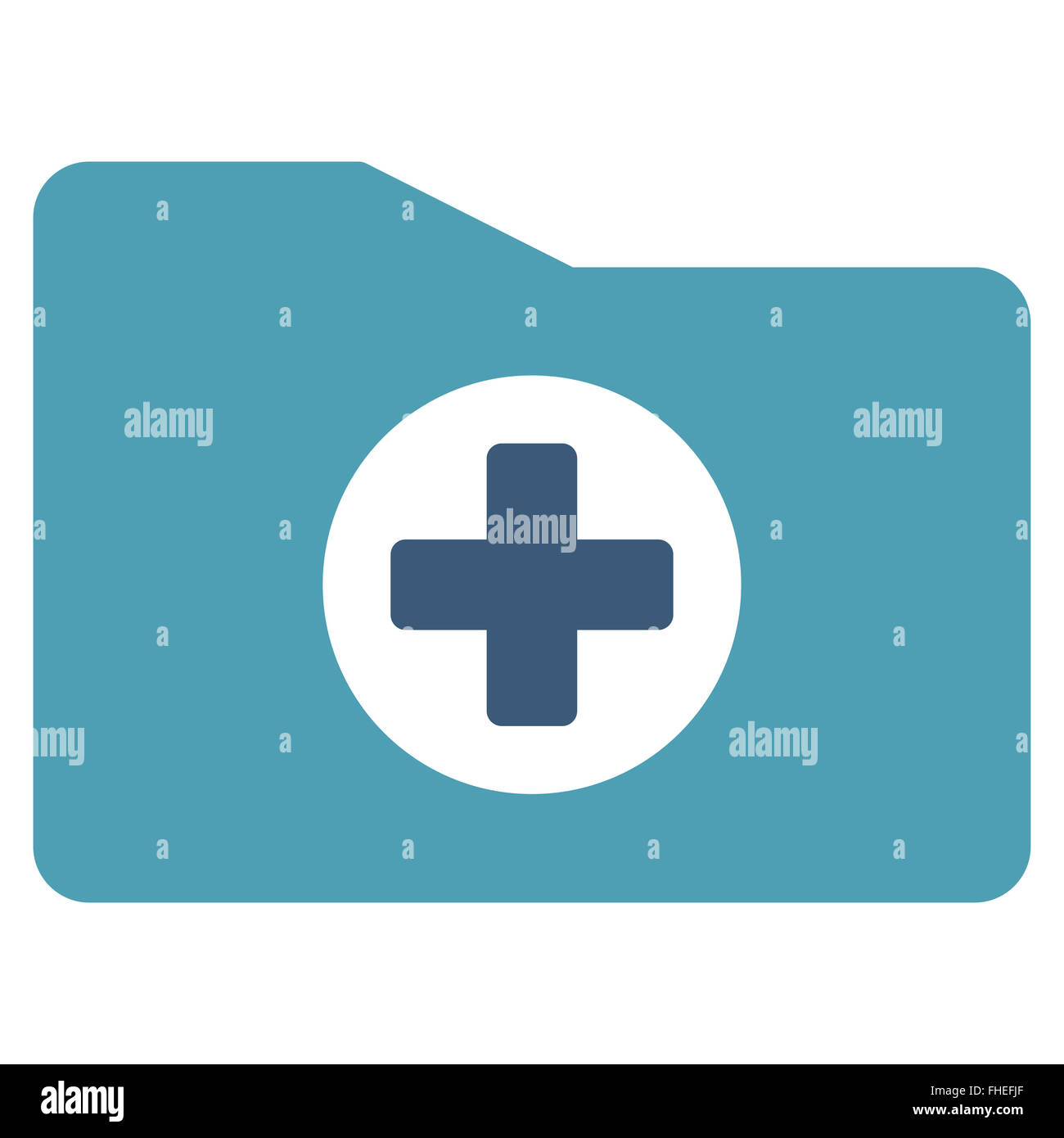 Medical Folder Icon Stock Photo - Alamy