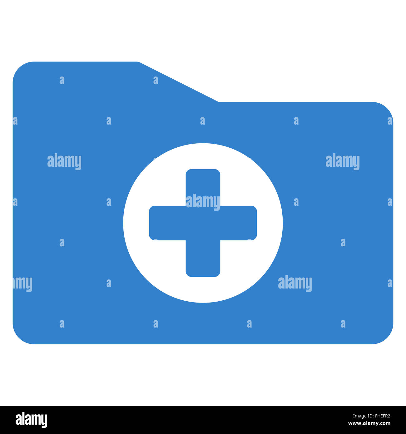 Medical Folder Icon Stock Photo - Alamy