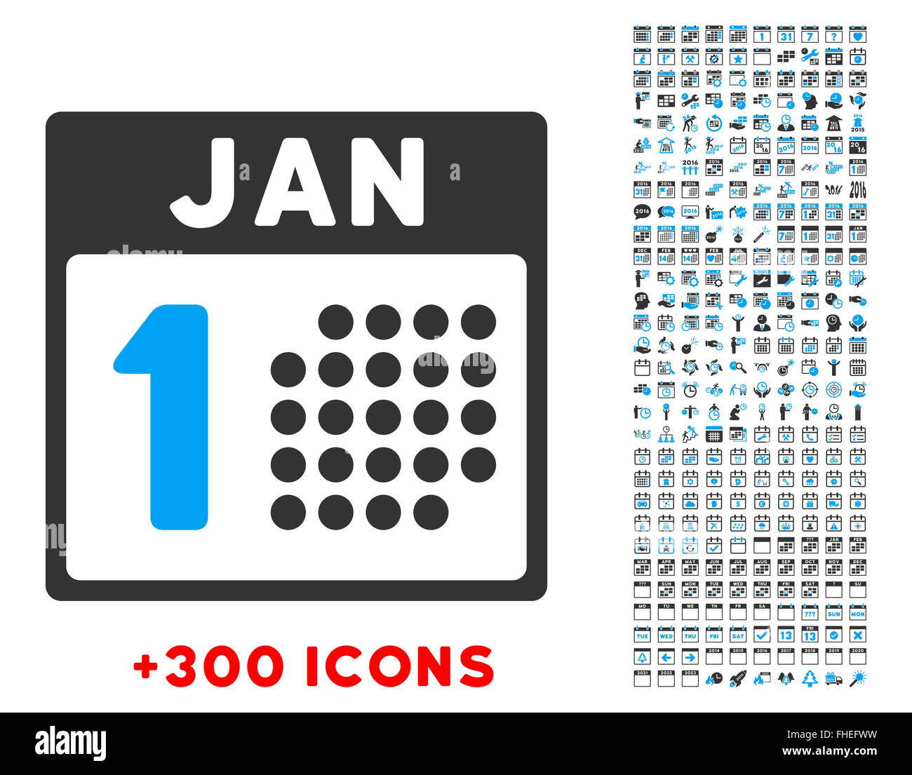 January First Icon Stock Photo - Alamy