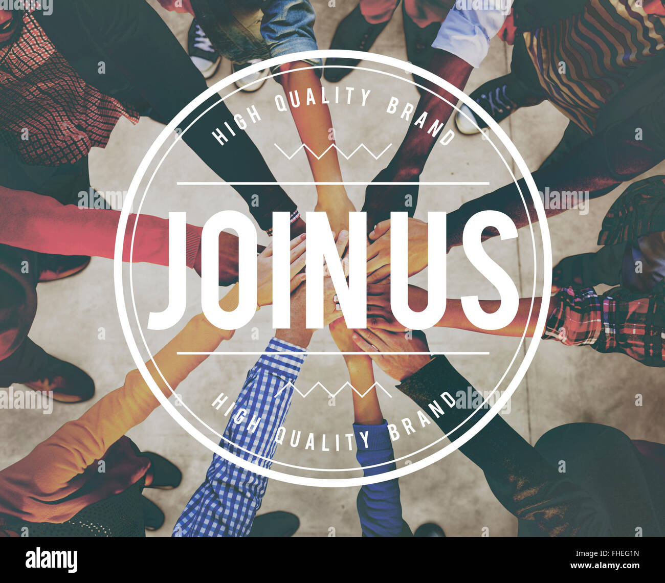 Join team concept badge hi-res stock photography and images - Alamy