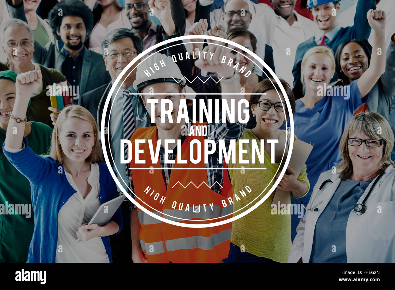 Training and Development Skill Learning Improvement Concept Stock Photo ...